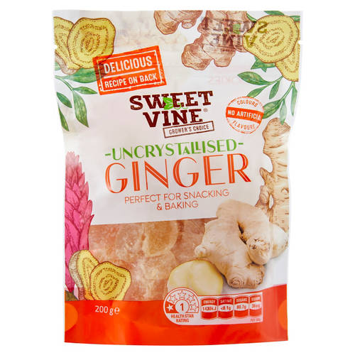 Uncrystallised Ginger 200g